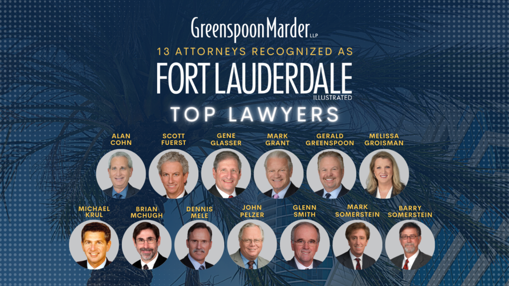 Greenspoon Marder Attorneys Recognized as “Top Lawyers” by Fort ...
