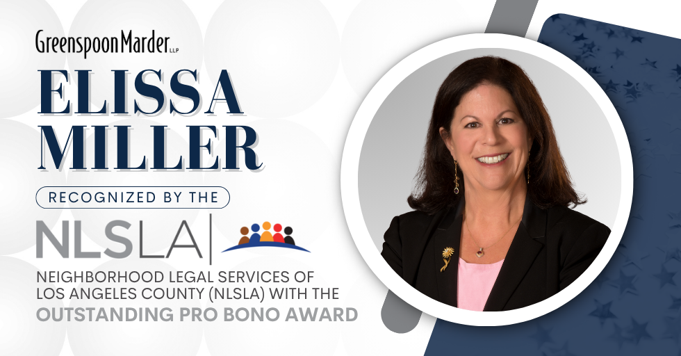 Greenspoon Marder Partner Elissa Miller Receives NLSLA Outstanding Pro ...