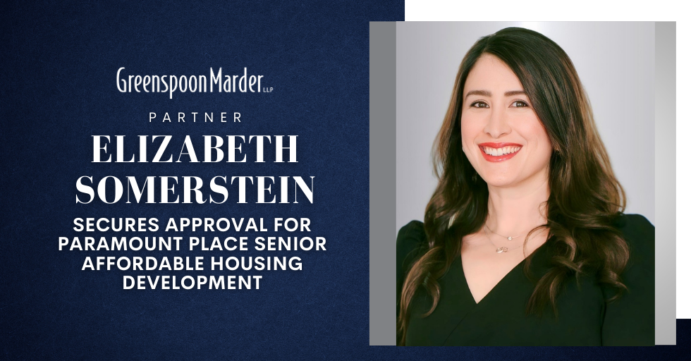 Greenspoon Marder Partner Elizabeth Somerstein Secures Approval for ...
